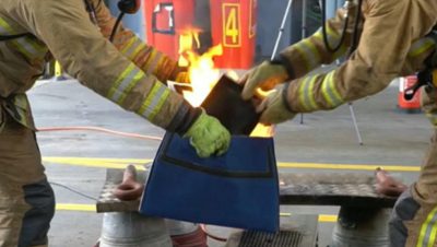 Inflight Fire Protection with the PED Containment Bag • Melchers China