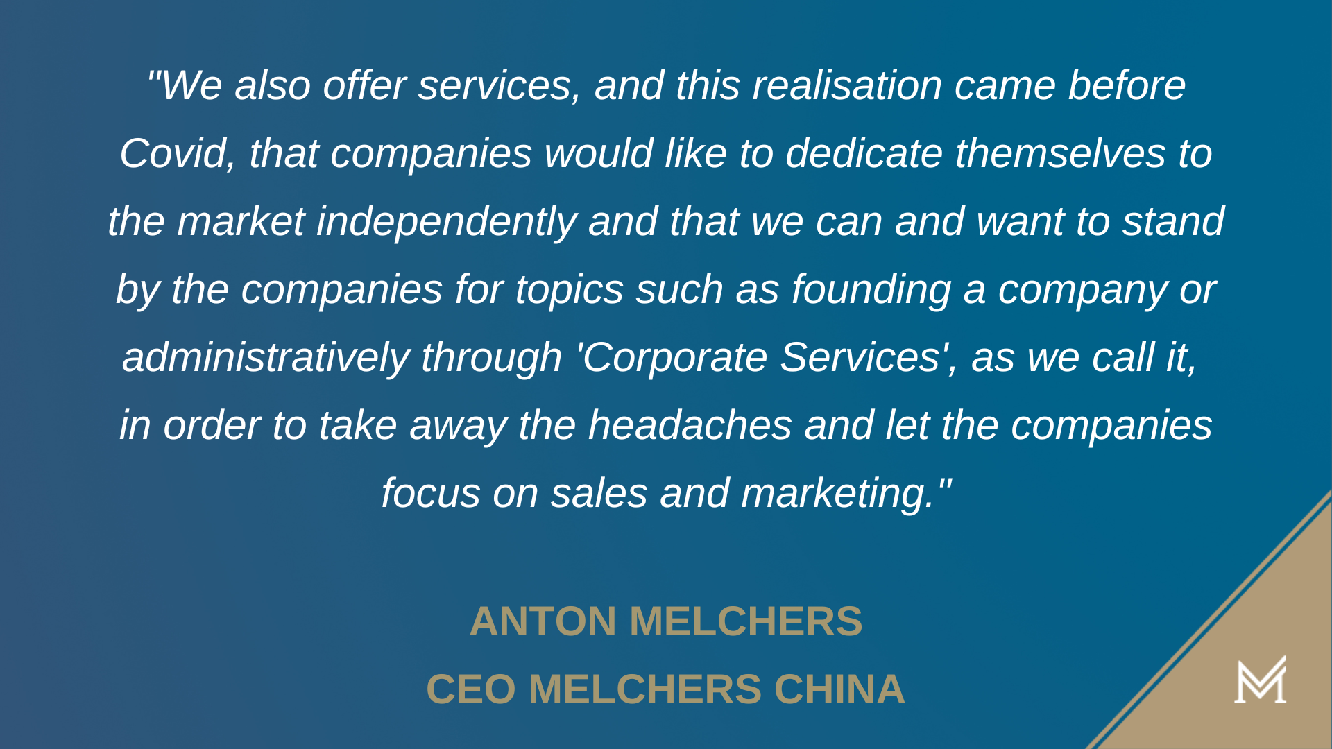 MELCHERS CHINA CEO IN DIALOGUE WITH MADE IN CHINA PODCAST – PART I ...